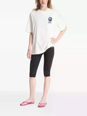 A BATHING APE Relaxed-fit Logo Print T-shirt - Neutrals