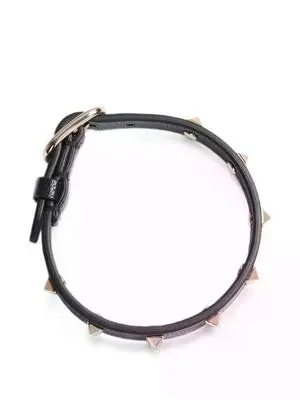Valentino Garavani Spike Leather Bracelet