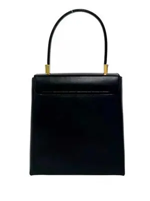 FERRAGAMO 2010-2026 Leather Gancini Top Handle Bag Satchel