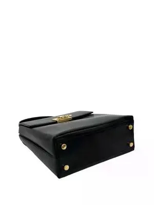 FERRAGAMO 2010-2026 Leather Gancini Top Handle Bag Satchel