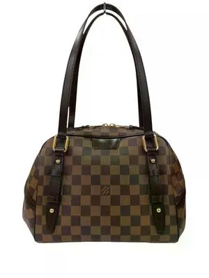 LOUIS VUITTON 2010-2020 Damier Ebene Rivington Pm Shoulder Bag - Brown
