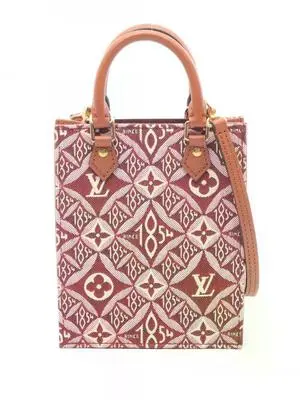 LOUIS VUITTON 2020 Since 1854 Petit Sac Plat Satchel - Red