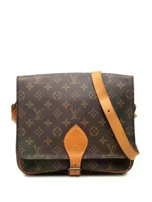 LOUIS VUITTON 1989 Monogram Cartouchiere Gm Crossbody Bag