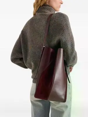 Proenza Schouler Hex Bucket Bag In Haircalf Combo