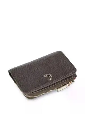 COCCINELLE Logo-plaque Pebbled-leather Wallet
