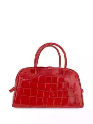 Jacquemus Croc-effect Knotted Clutch Bag - Red
