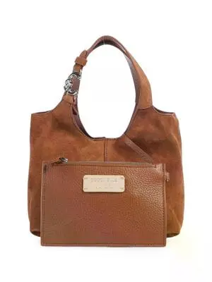 COCCINELLE C-easy Suede Tote Bag - Brown