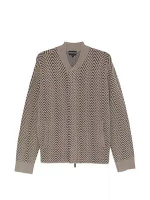 Emporio Armani Textured Cardigans For Men