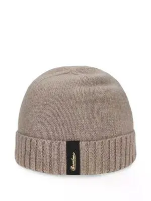 Borsalino City Cashmere Beanie Hat - Neutrals