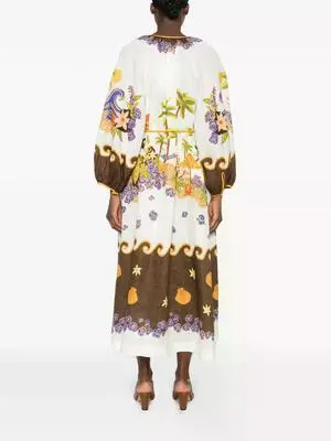 ALEMAIS Alemas Island Cove Midi Dress - Neutrals