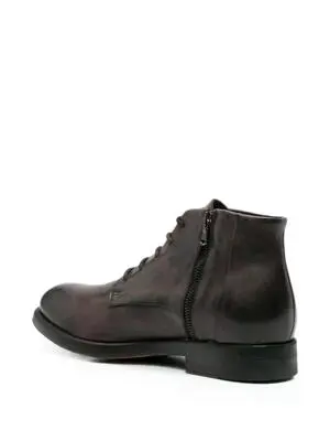 LEQARANT Lace-up Leather Derby Shoes