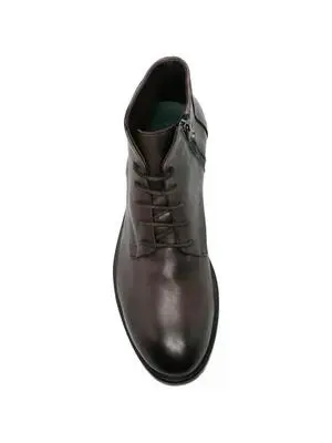 LEQARANT Leather Lace-up Derby Shoes