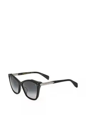 Rag & Bone Geometric-frame Sunglasses - Black
