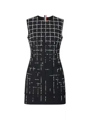 Thom Browne Bead-embellished Mini Dress - Black