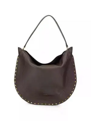 Isabel Marant Étoile Studded Leather Shoulder Bag - Brown