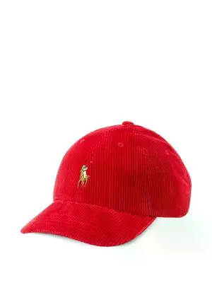 Polo Ralph Lauren Corduroy Ball Cap - Red