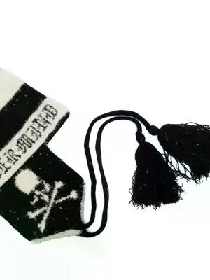MASTERMIND WORLD Skull Print Tweed Beanie