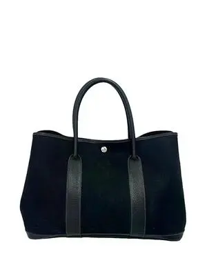 Hermès 2005 Toile And Negonda Garden Party 36 Tote Bag - Black