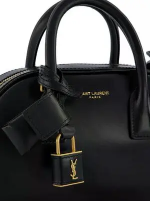 Saint Laurent Logo-plaque Leather Tote Bag