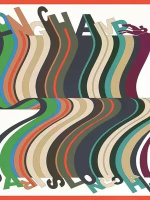 Longchamp L'arc-en-ciel Silk Scarf 70 - Neutrals