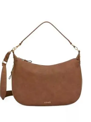 Liu Jo Croc-effect-trim Tote Bag - Brown