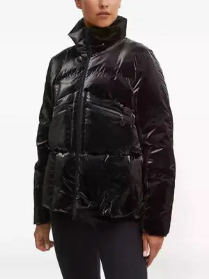 SPORTALM Glossy Quilted Jacket With High Neck