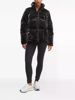 SPORTALM Glossy Quilted Jacket With High Neck