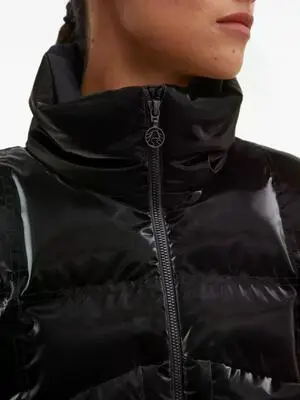 SPORTALM Glossy Quilted Jacket With High Neck