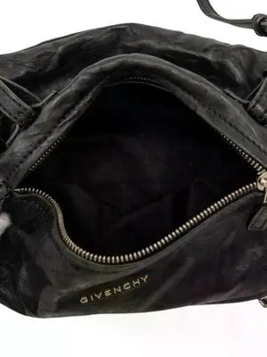 Givenchy 2010-2026 Mini Wrinkled Sheepskin Pandora Crossbody Bag