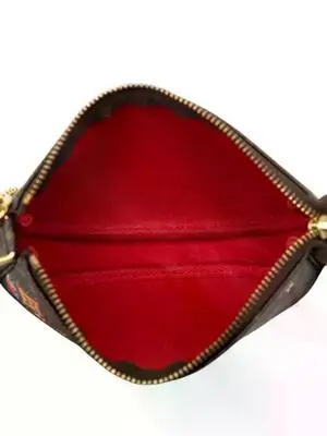 LOUIS VUITTON 2020 Monogram Vivienne Christmas Mini Pochette Accessoires Shoulder Bag