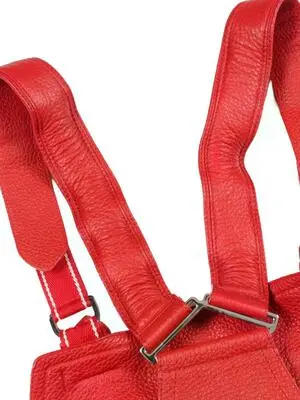 Hermès 2010s Sellier Button Leather Overalls