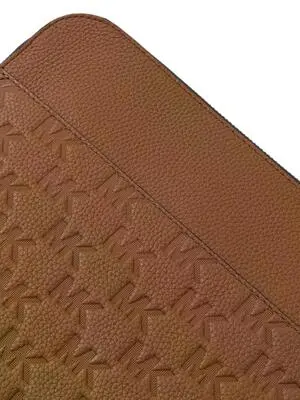 Michael Kors Logo-embossed Leather Wash Bag