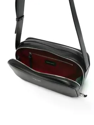 Emporio Armani Logo-stamp Leather Shoulder Bag