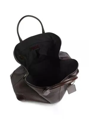 THE BRIDGE Grained Leather Holdall Bag