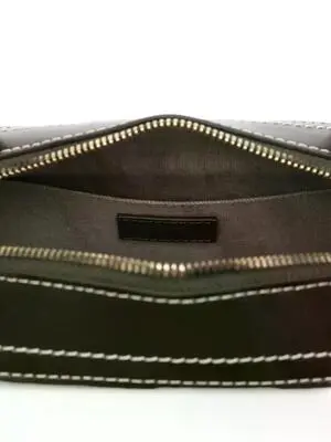 A.p.c. Contrast-stitch Leather Shoulder Bag