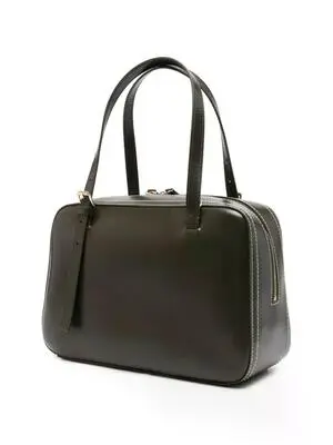 A.p.c. Contrast Stitch Leather Shoulder Bag