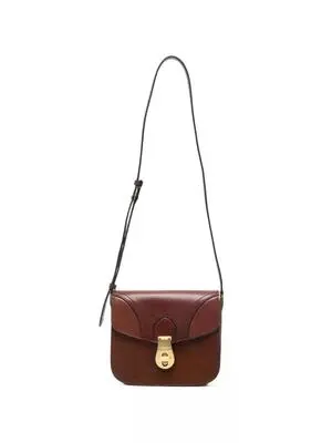 THE BRIDGE Mia Leather Shoulder Bag - Brown