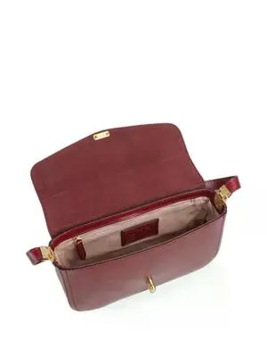 THE BRIDGE Leather Twist-lock Cross Body Bag