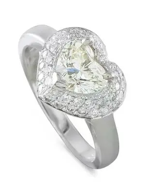 LB EXCLUSIVE Diamond Heart Ring - Silver