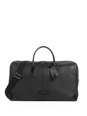 THE BRIDGE Weekend Grained Leather Holdall - Black