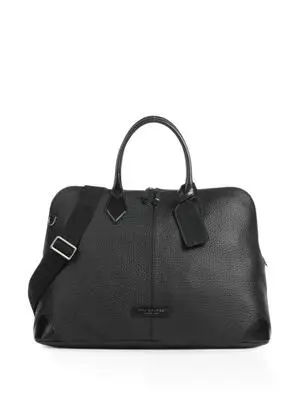 THE BRIDGE Borsone Pebbled Leather Holdall - Black