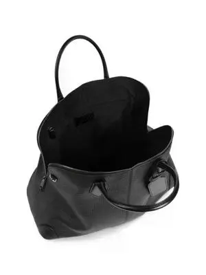 THE BRIDGE Borsone Pebbled Leather Holdall
