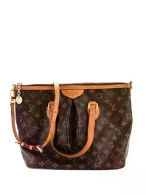 LOUIS VUITTON Palermo Handbag Monogram Canvas Pm Tote Bag - Brown