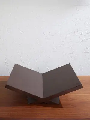 Assouline Culture Ultimate Wood And Leather Bookstand - Brown
