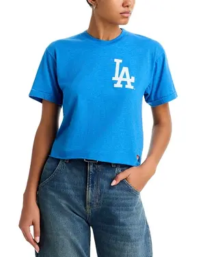 Aviator Nation Graphic Boyfriend Tee - Cobalt