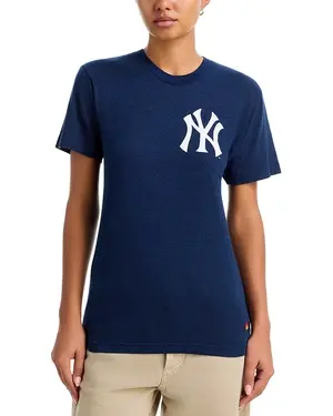 Aviator Nation New York Yankees Graphic Crewneck T-shirt - Navy