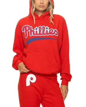 Aviator Nation Philadelphia Phillies Graphic Hooded Sweatshirt - Red