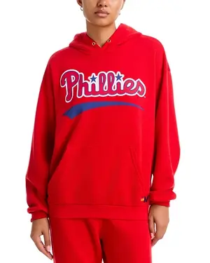 Aviator Nation Philadelphia Phillies Graphic Hooded Sweatshirt - Red