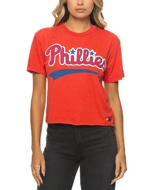 Aviator Nation Philadelphia Phillies 2026 Graphic Boyfriend Tee - Red