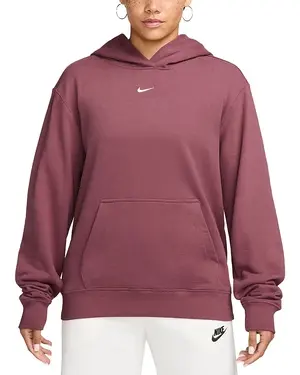 Nike Studio Fleece Lightweight Pullover Hoodie - Pink Smoke/sail